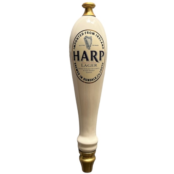 Vintage | Dining | Vintage Rare Harp Lager Beer Tap Handle 2 Pull Like ...